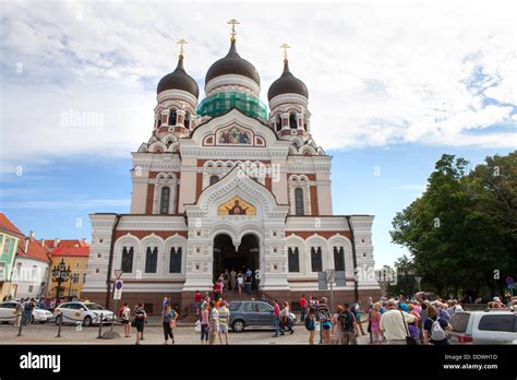 Medieval Old Town Of Tallinn Capital And Largest City Of Estonia