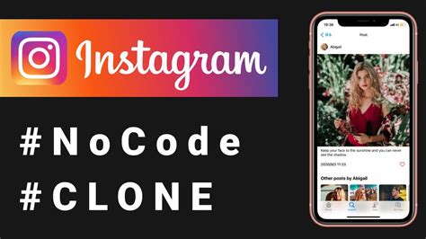 In 10 Minutes 】building Instagram Clone App Nocode Youtube