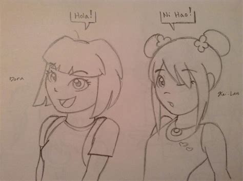 Dora And Kai Lan By Kurai Lombax On Deviantart