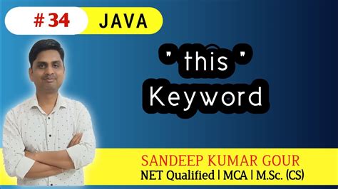 This Keyword In Java Programming In Java Youtube