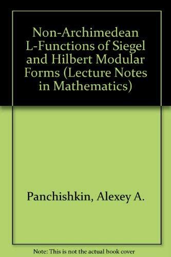 amazon non archimedean l functions of siegel and hilbert modular