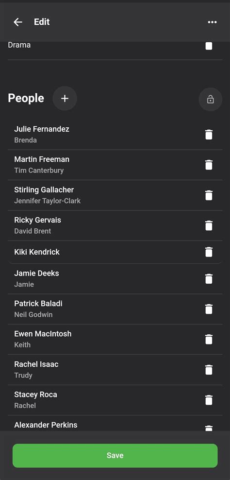 Sorting Casts And Crews Order Manually From Edit Metadata Option