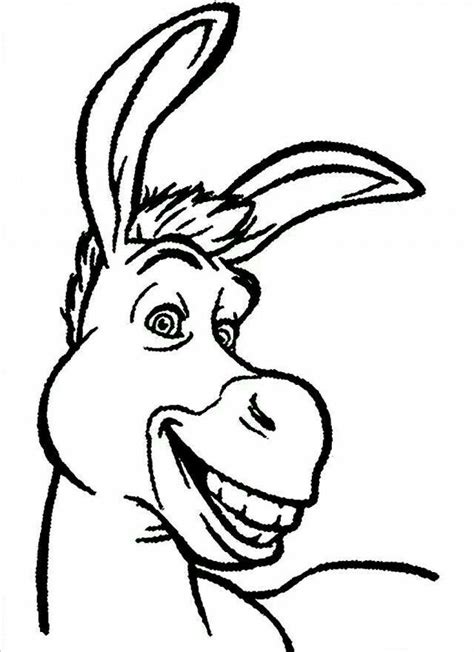 Best 12 How To Draw Donkey From Shrek With Easy Step By Step Drawing