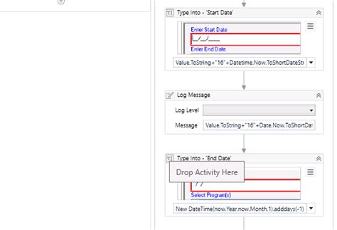 Start Date And Month Is Not Getting Updated Properly Studio UiPath