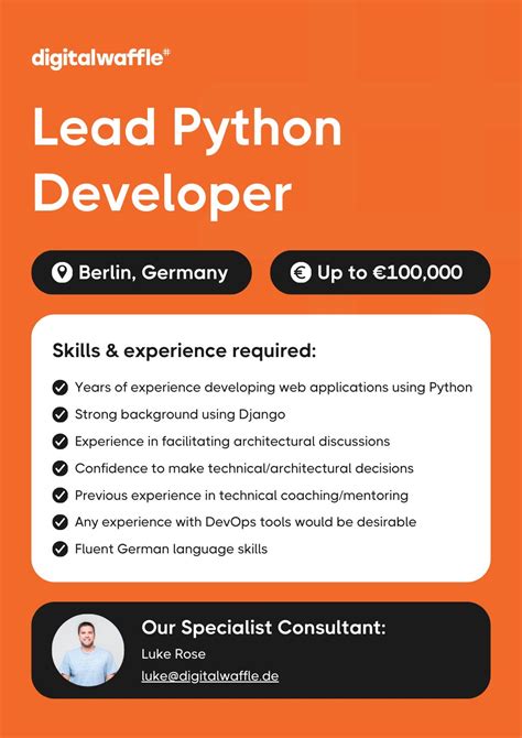 Digital Waffle On Linkedin Pythondeveloper Python Django Techjobs