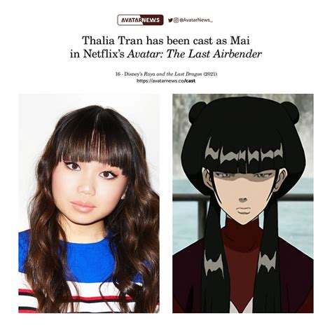 Thalia Tran Has Been Cast As Mai In Netflixs Avatar The Last