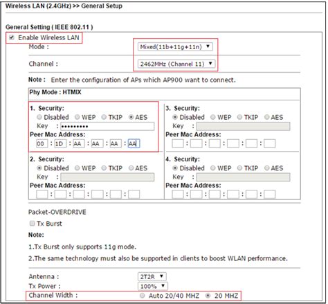 How To Configure Point To Multi Point Bridging Between Multiple Wireless Access Points DrayTek FAQ