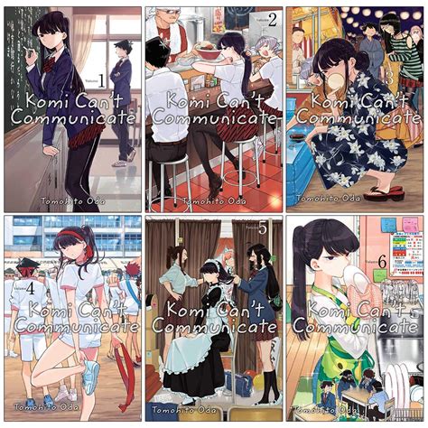 Komi Cant Communicate Vol 1 6 Books Collection Set By Tomohito Oda