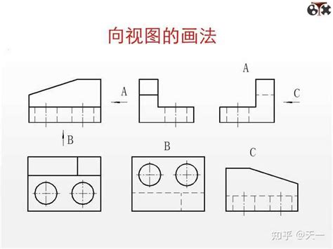 大一工程制图的六视图怎么画？ 知乎