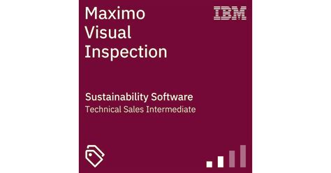 Maximo Visual Inspection Technical Sales Intermediate Credly