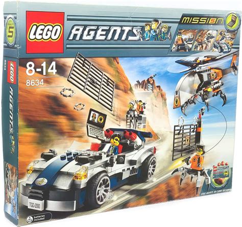 LEGO Agents 8634 - Mission 5: Silberner Cruiser: Amazon.de: Spielzeug