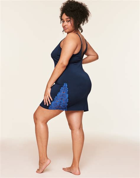 Arlene Dark Blue Plus Slip Xl 4x Adore Me