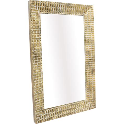 Nadia Gold Angular Mirror Gold Wilko