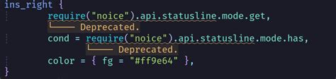 How Can I Set The Status Line To Show The Macro Or Operators Folke Noice Nvim Discussion