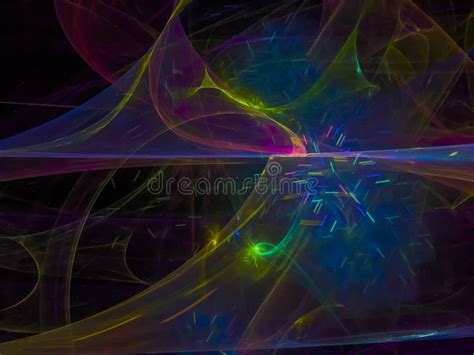 Fractal Digital Abstract Chaos Style Dream Design Science Backdrop