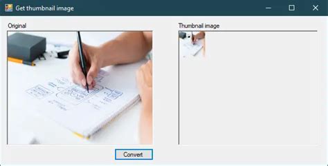 How To Create Thumbnail Image In C
