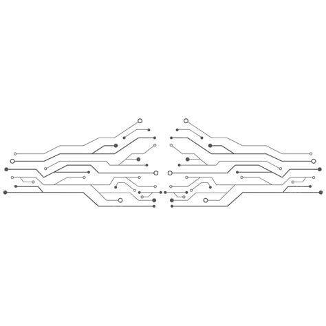 Circuit Ilustration Vector Round Science Technology Vector Round Science Technology Png And