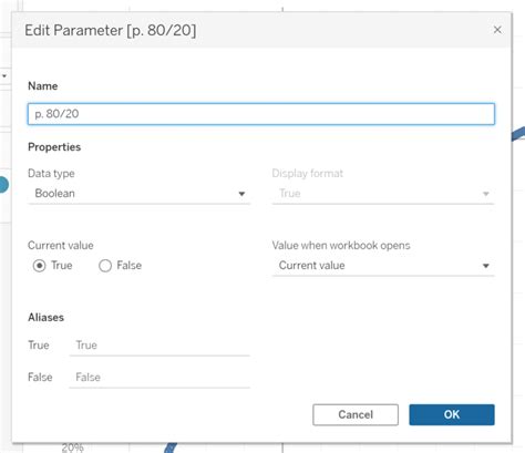 How To Make A Pareto Chart In Tableau 2 0