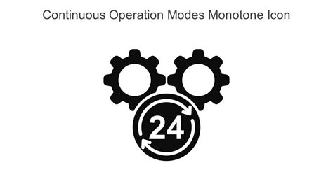 Continuous Operation Modes Monotone Icon In Powerpoint Pptx Png And