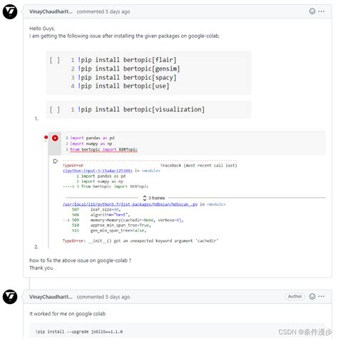 Bertopic TypeError Init Got An Unexpected Keyword Argument