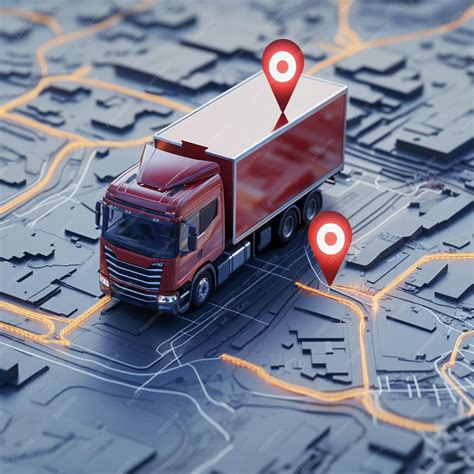 A Realtime Logistics Tracking System Showing Vehicle Locations And Shipment Progress On A Map