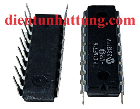 Pic16f716 Dip Vi ĐiỀu KhiỂn HỌ Pic CỦa Microchip
