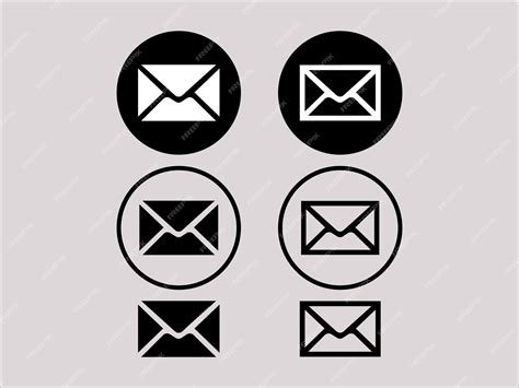Premium Vector Vector Email And Envelope Icon Set Email Icon Vector E Mail Icon Envelope