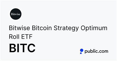 Buy Bitc Etf Bitc Etf Quote Today And Investment Insights