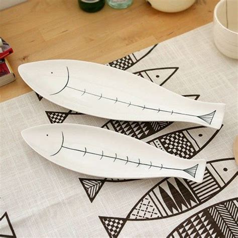 텐바이텐 10x10 가시고기 플레이트2size 도자기 조각 도기 도자기 아이디어