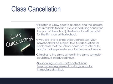 We Do Not Cancel Classes Stretch N Grow