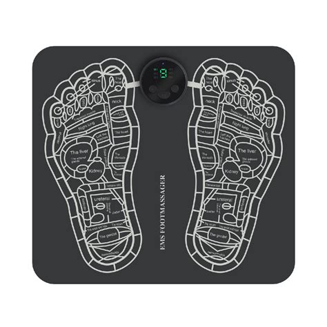 Ems Foot Massager Matfoot Stimulator Massager Padfoldable Feet And Calves Massage Machine With