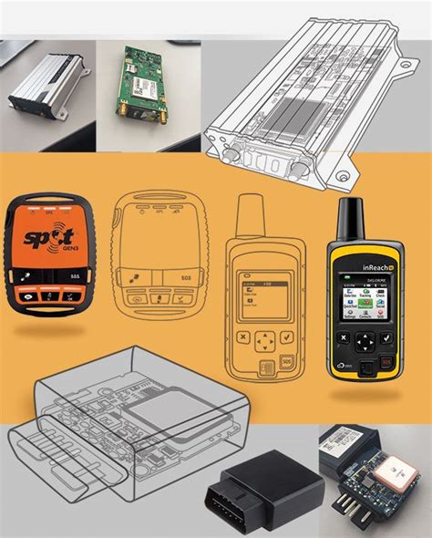 Vector Illustration Wireframe Gps Tracker