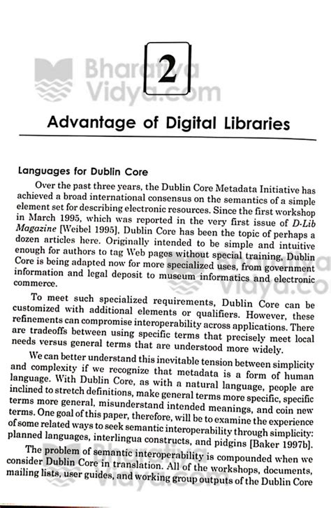 Digitization And Information Networks In Library Bharatiya Vidya