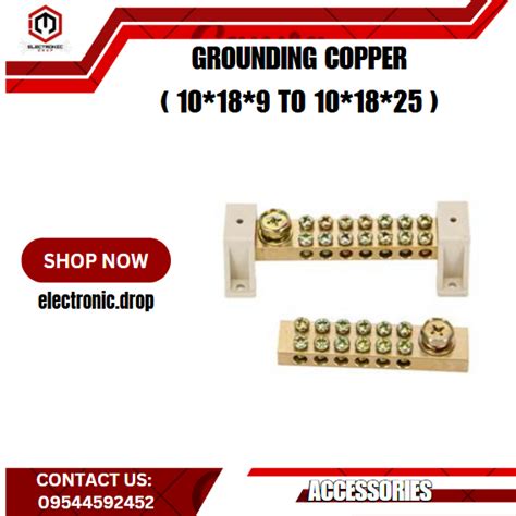 Grounding Copper Platoon Ground Double Row Terminal Shopee Philippines