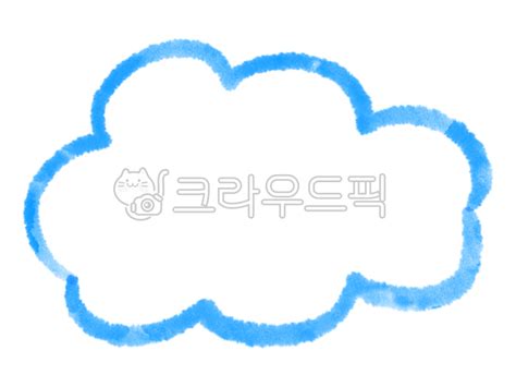 구름 구름일러스트 구름모양 구름선 구름물감 사진 이미지 일러스트 캘리그라피 효푸작가