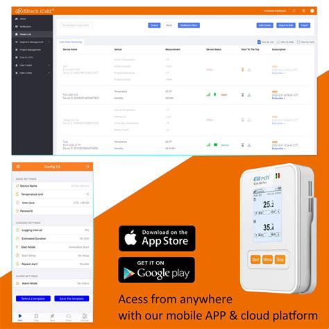 Elitech Icold Cloud Based Platform Real Time Monitoring Elitech