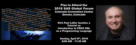 2018 Sas Global Forum Tutorial Introduction To Proc Sql As A Programming Language