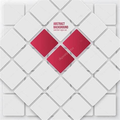 Vector Abstract Background Squares White Stock Vector Image By ©ikatod