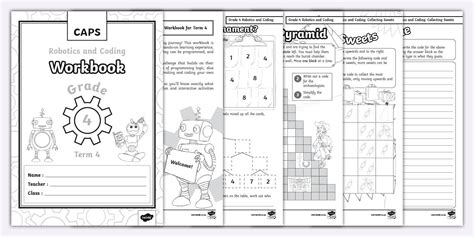 Robotics And Coding Caps Workbook Grade 4 Term 4 Twinkl
