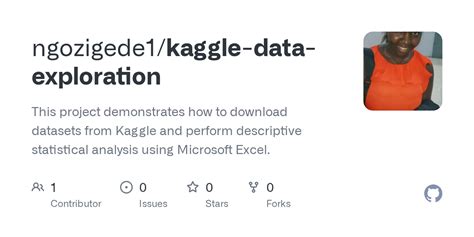 Github Ngozigede1kaggle Data Exploration This Project Demonstrates