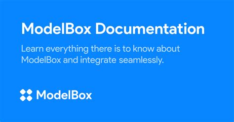 Modelbox Documentation