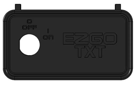 1994 1999 Ezgo Cover Plates 3d Model 3d Printable Cgtrader