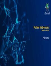 Understanding Polynomial Functions Operations Theorems And Course Hero