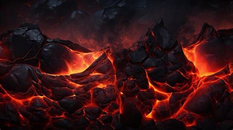 Premium Ai Image Lava Texture