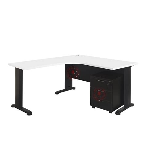L Shape Office Table C W Mobile Pedestal 3 Drawer Writing Table Meja Pejabat Selangor Klang