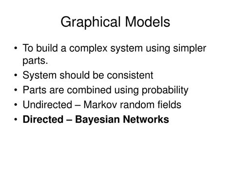 Ppt Introduction To Graphical Models Powerpoint Presentation Free