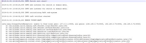 Errors In Nacos Cluster Deployment · Issue 568 · Alibabanacos · Github