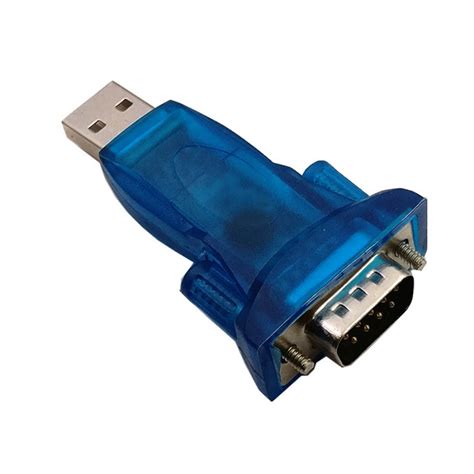 jual 1pcs hl 340 usb to rs232 com port serial pda 9 pin db9 adapter