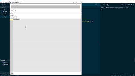 Go语言gui框架gogi学习1演示介绍