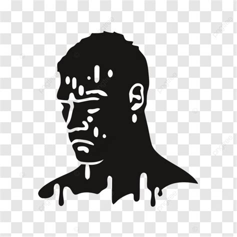 액체가 있는 사람의 얼굴 그림 벡터 흰색 바탕에 땀이 나는 단순한 검은색 아이콘 그림자 없음 작은 프레임 중앙 Png 일러스트 및 벡터 에 대한 무료 다운로드